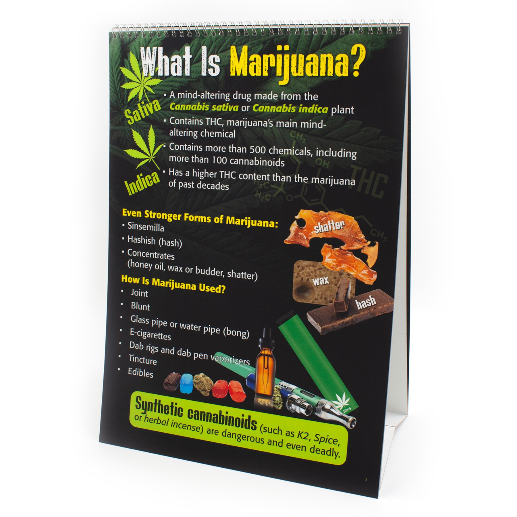 Marijuana Flip Chart | Health Edco | Educational Resources