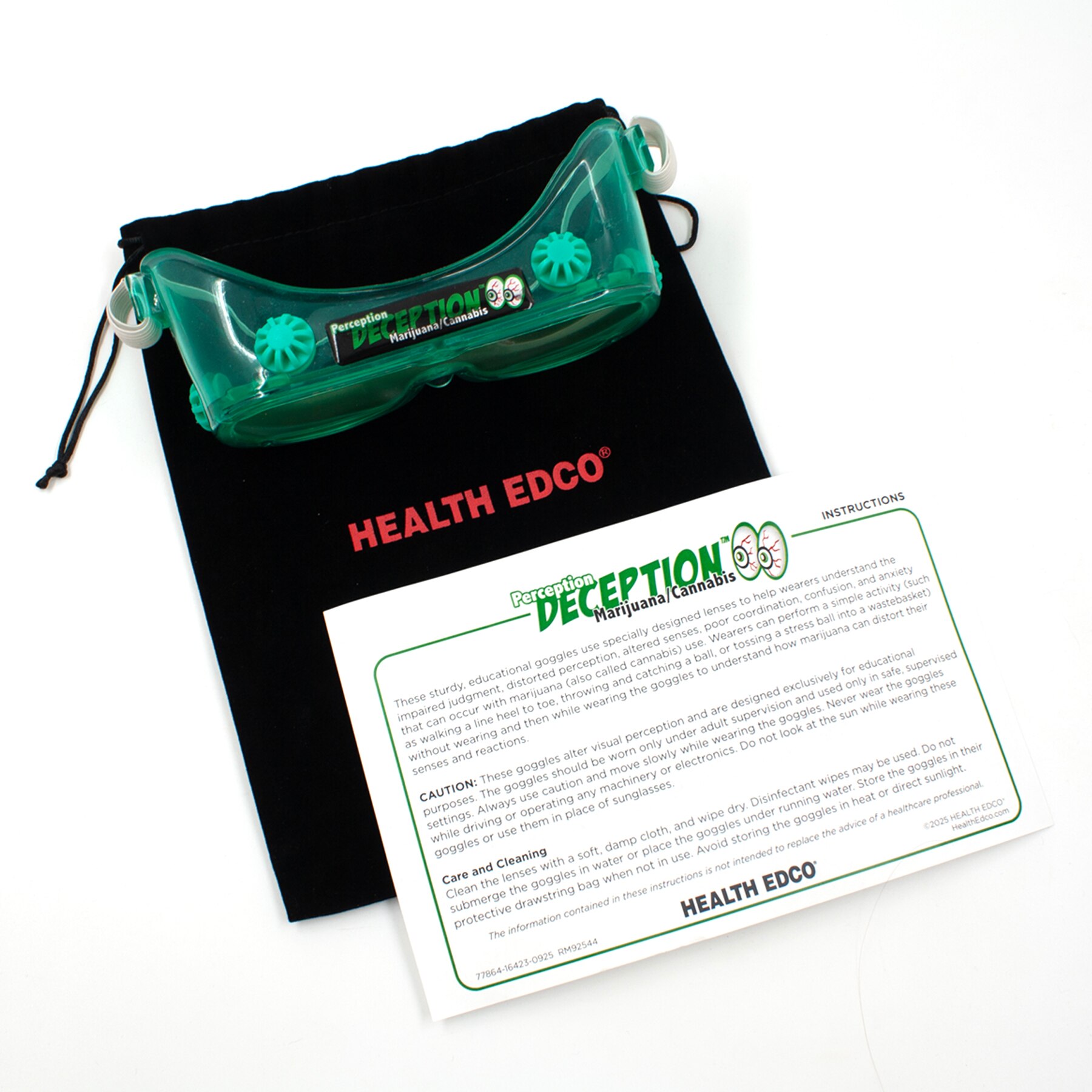 Marijuana/Cannabis Perception Deception™ Goggles | Health Edco