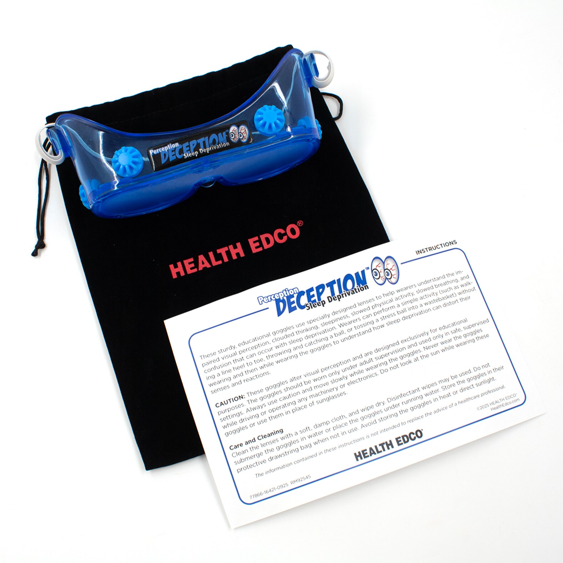 Sleep Deprivation Perception Deception™ Goggles | Health Edco