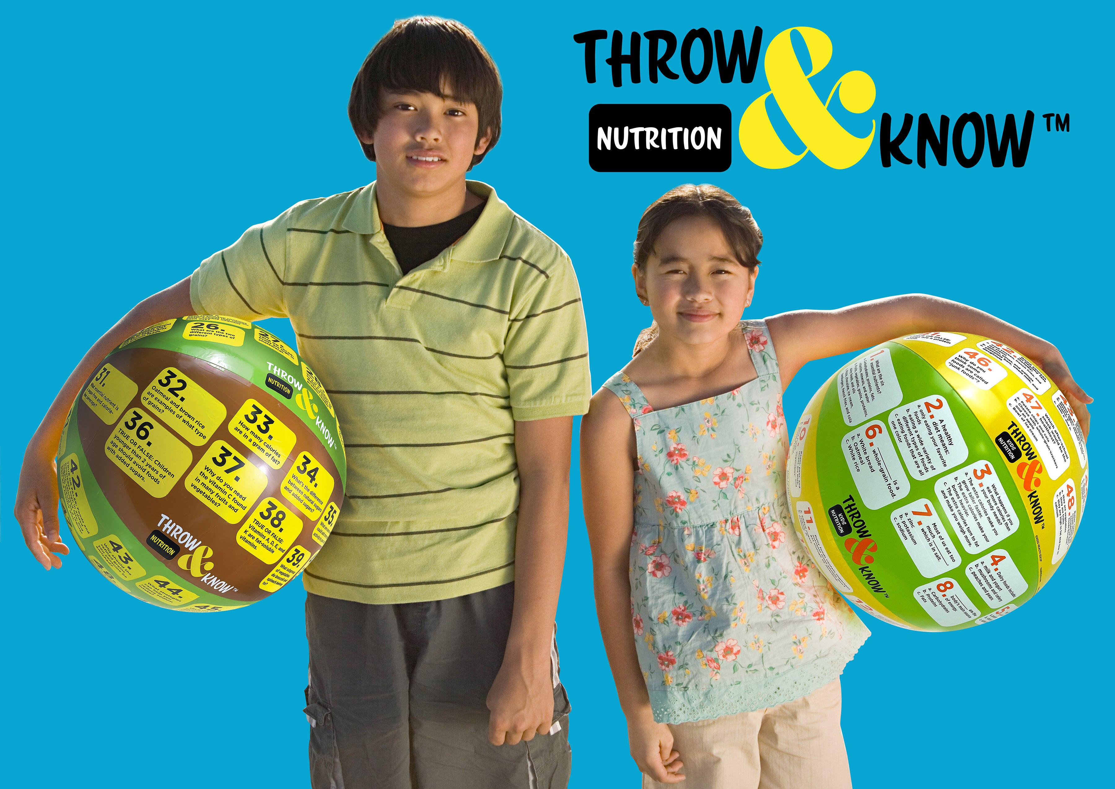 Nutrition Teaching Tools | Throw & Know Balls | Health Edco